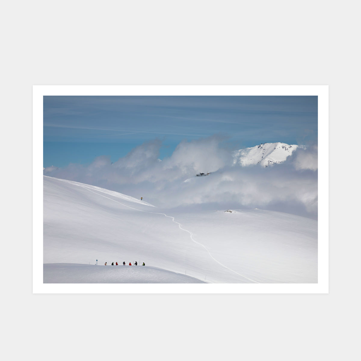 Powder Days Mountain Art Print - Powderhoundlondon
