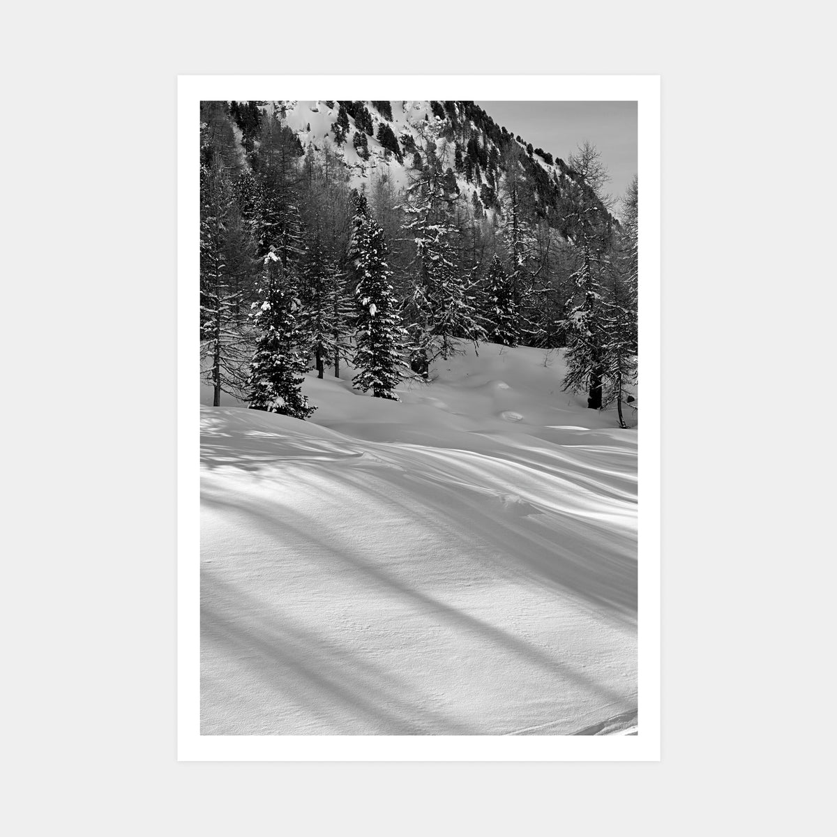 Falling Snow Art Print - Powderhoundlondon