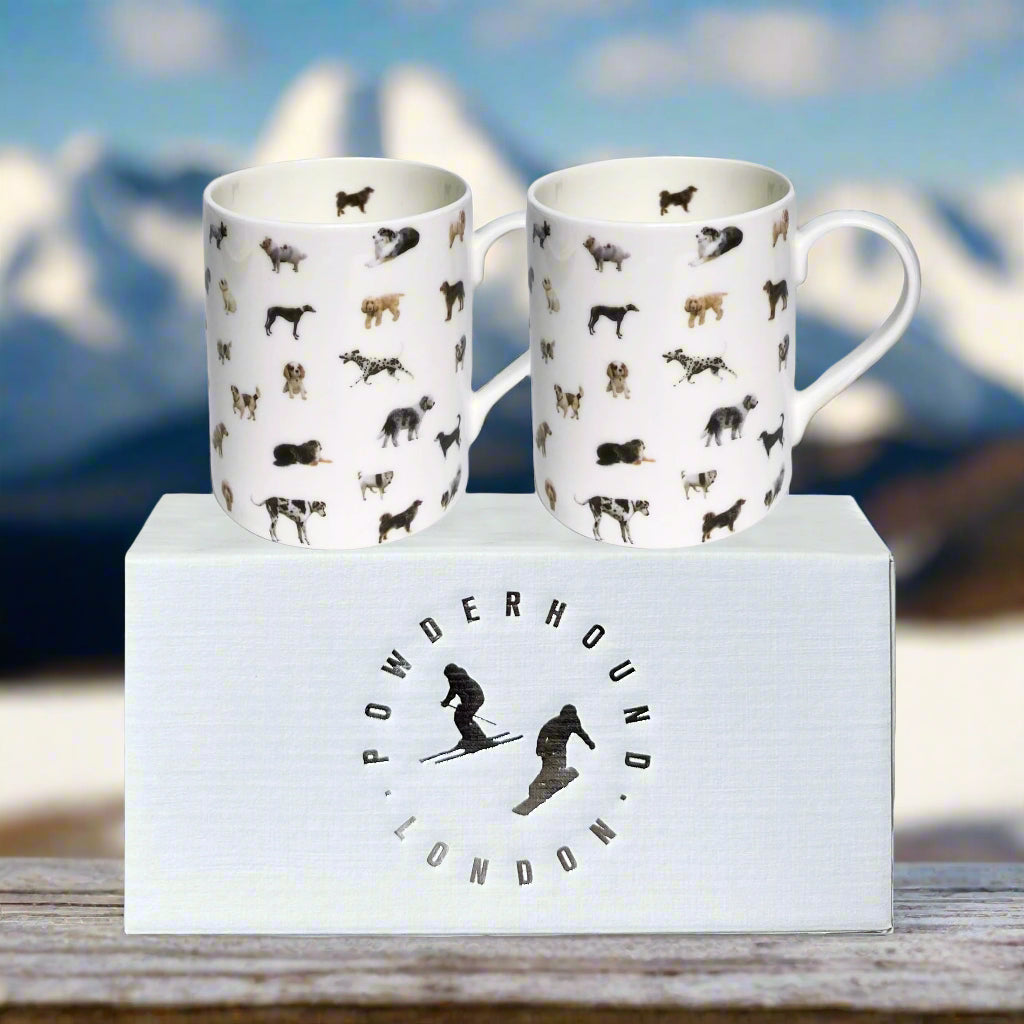 Powderhound Dog Chain Mug - Powderhoundlondon