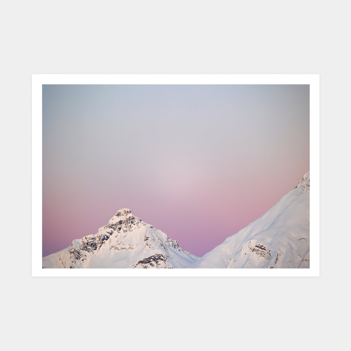 Lech Sunset Art Print – Powderhoundlondon